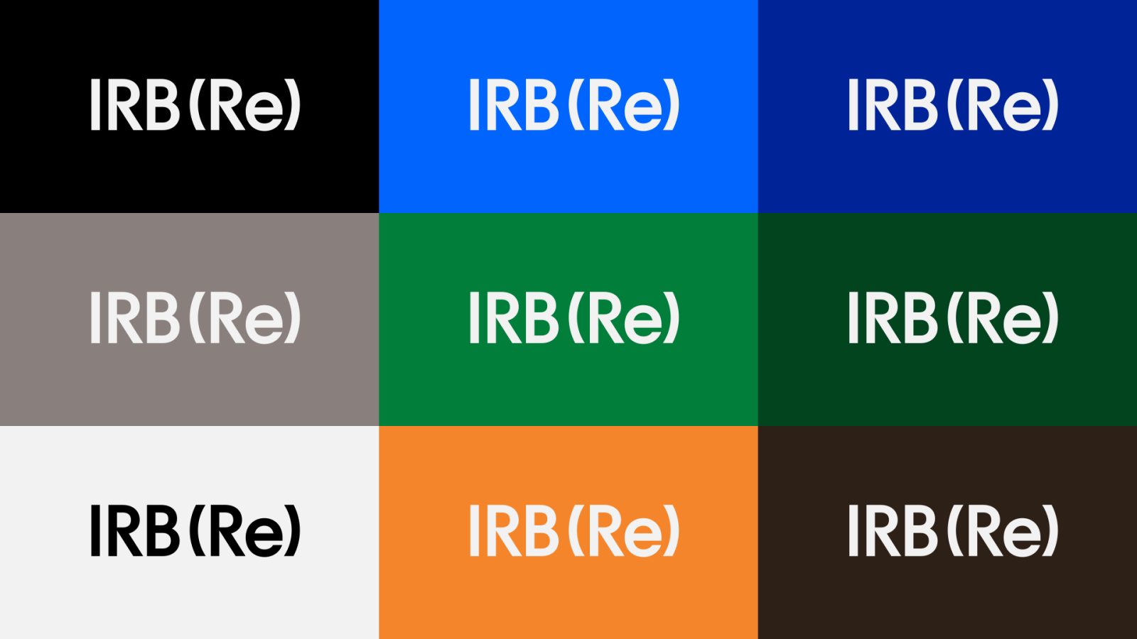 Ressignificamos a marca e apresentamos uma nova identidade visual - IRB(Re)